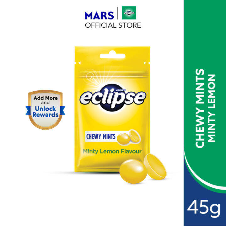 Eclipse Chewy Mints Lemon Bag 45g Chewy Candy / Fruity | Lazada