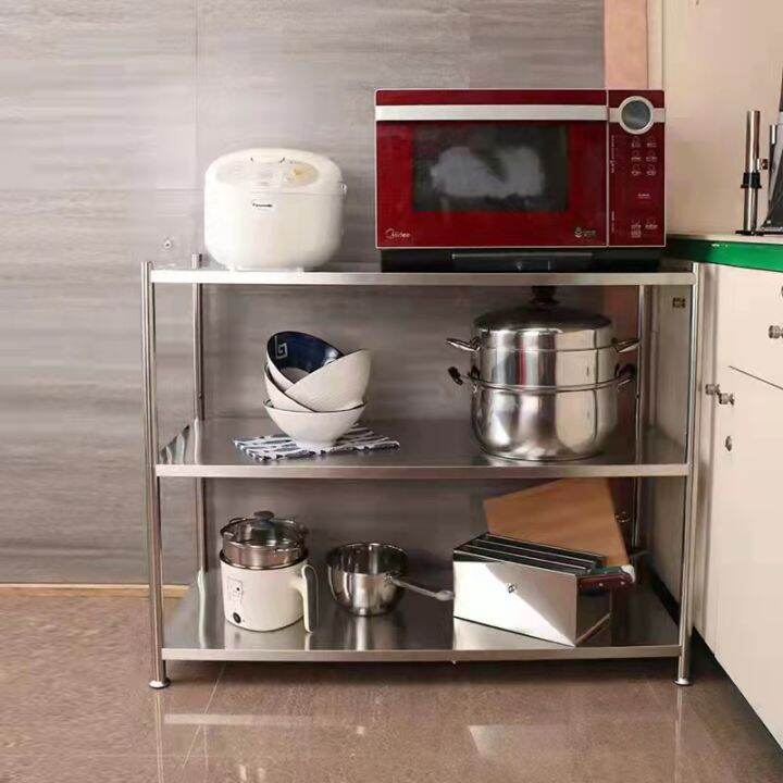 Space Saving Stainless Steel Kitchen Stove Shelf Rack Multi-Functional ...