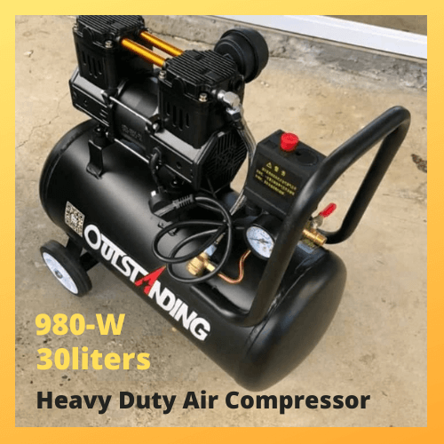 Air Compressor 980W Silent Type Oil Less Heavy duty professional power tools air pump | Lazada PH