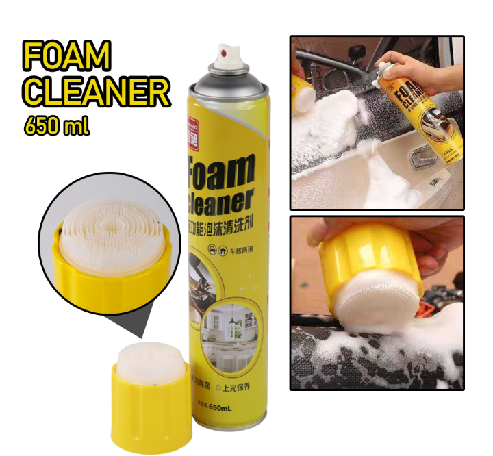GLTY Foam Cleaner Spray 650ML Spray MultiFunctional Clean Car wash Strong decontamination ...