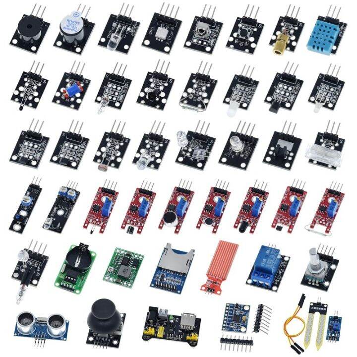 For Arduino 45 Kinds of Sensors Digital Temperature Humidity RGB LED ...