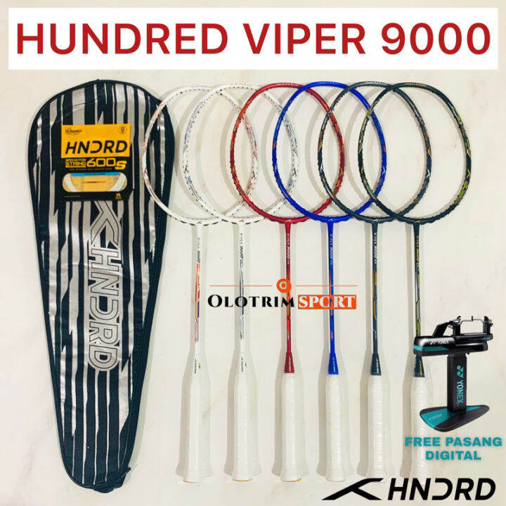 Raket Badminton HUNDRED VIPER 9000 5u 32LBS HDRD HNDRD Original ...