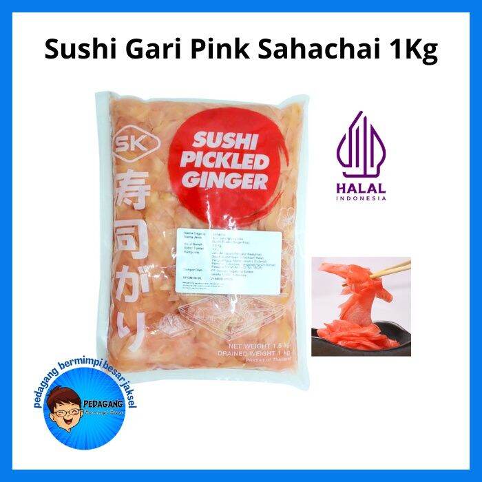 Sushi Gari Pink Sahachai 1Kg | Sushi Gari | Acar Jahe | Lazada Indonesia