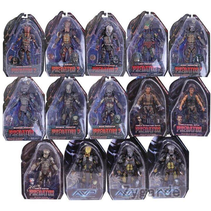 NECA AVP Alien Vs. Predator Falconer Guardian Snake Stalker Lost ...