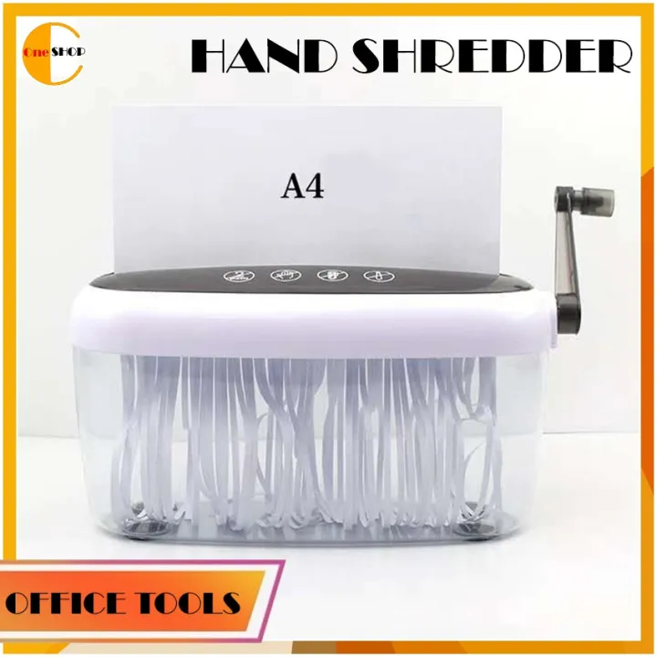 A4,A5 Manual Paper Cut Shredder for Office Home School Paper Shredder ...