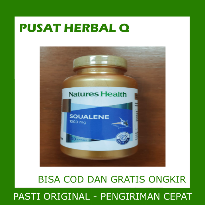 NATURE HEALTH SQUALENE 1000 MG ISI 100 SOFTGEL | Lazada Indonesia