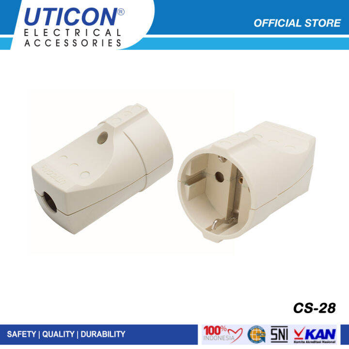 Uticon CS-28 (B) Contra Steker Arde | Lazada Indonesia