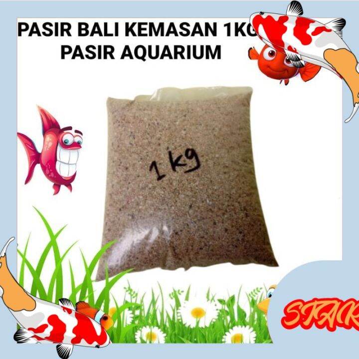 pasir aquarium pasir bali kemasan 1 kg ecer | Lazada Indonesia