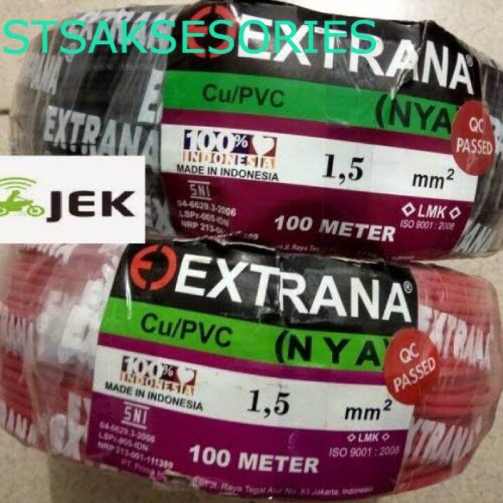 Kabel NYA Extrana 1.5mm 100M Per 1 Roll 100M | Lazada Indonesia