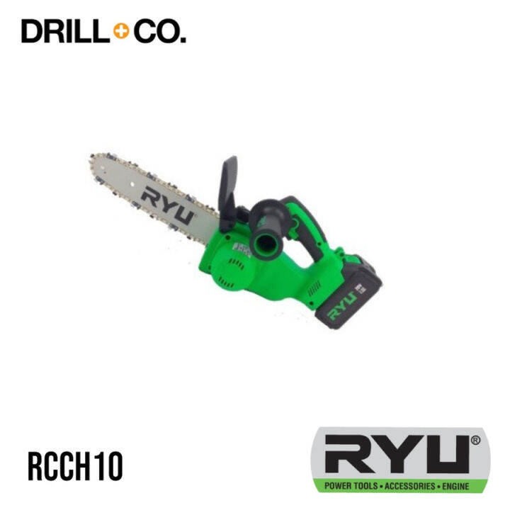 RYU RCCH 10 Cordless Chainsaw 10 inch / Mesin Gergaji Pohon Baterai ...