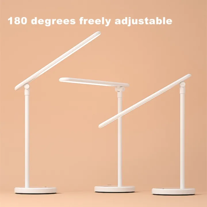 LED Desk Lamp USB Study Lamp Stepless Dimming Table Lamp Rechargeable ...