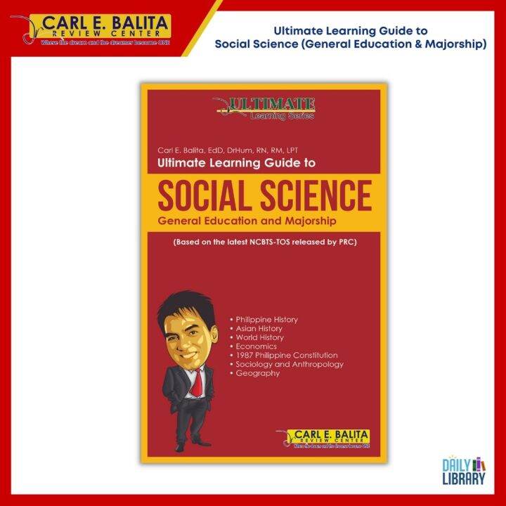 CBRC LET Social Science (General Education Majorship) | Lazada PH