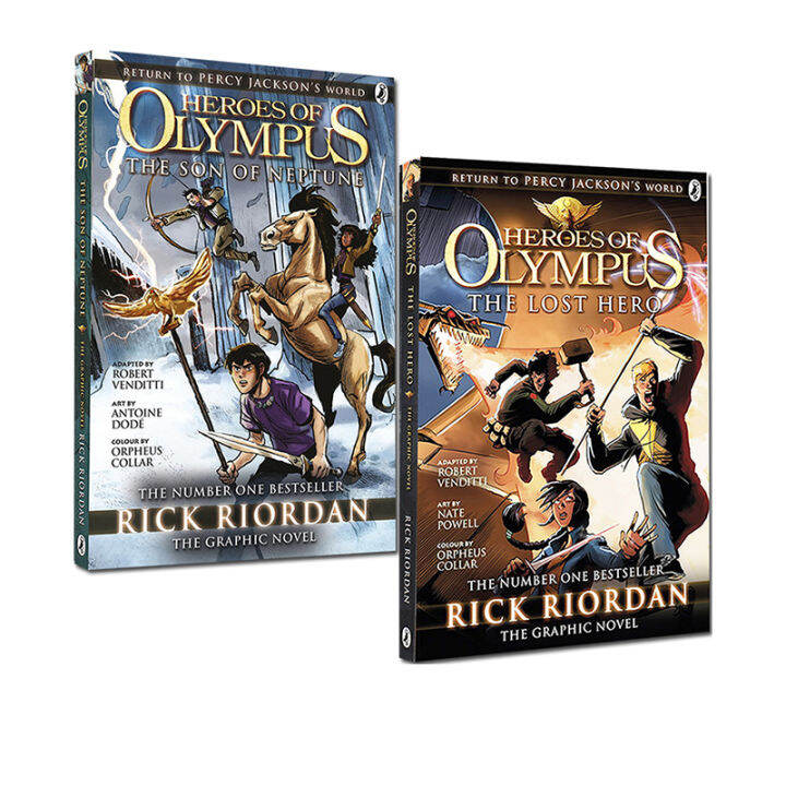 The heroes of Olympus graphic novels Olympus hero series full color ...