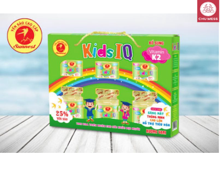 NƯỚC YẾN SÀO SUNNEST KID IQ 25% TỔ YẾN CHUYÊN DÙNG CHO BÉ | Lazada.vn
