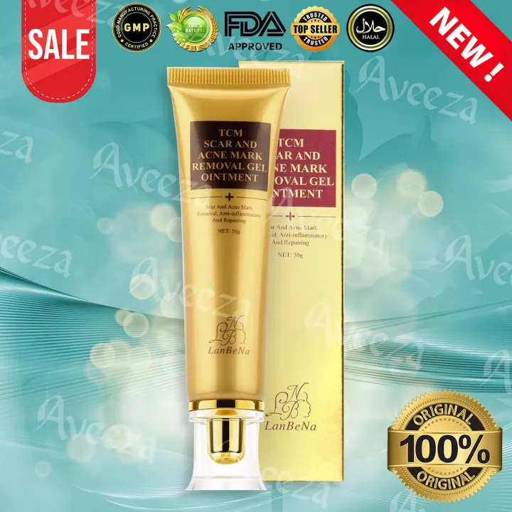 Set of 2 LANBENA TCM Scar AND Acne Removal Gel Ointment 30g Repairing Acne Treatment Blackhead ...