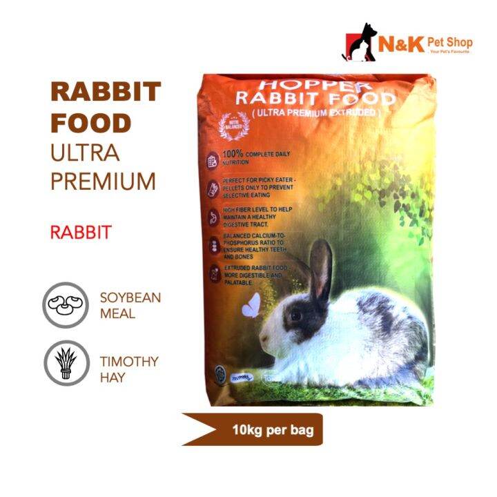 Hopper Rabbit Food (ULTRA PREMIUM EXTRUDED)- 10kg | Lazada