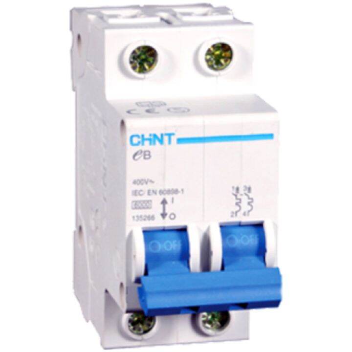 C16 Chint Miniature Circuit Breaker MCB 6 KAIC 400VAC 2 Modules EBG 2P ...