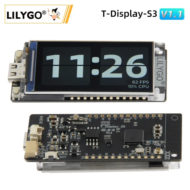 LILYGO® T-Display-S3 ESP32-S3 1.9 Inch ST7789 LCD Display Development ...