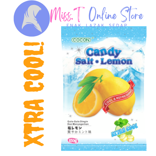[MT] Cocon Salt Lemon Candy (Extra Cool) 150gm | Lazada