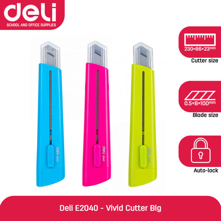 Deli E2040 - Vivid Cutter Big (1PC) | Lazada PH