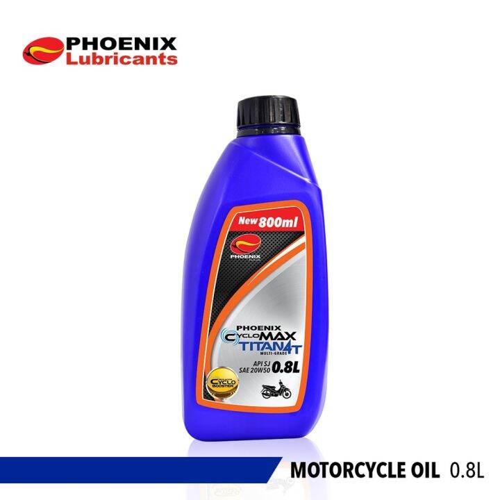 PHOENIX Cyclomax Titan 4T 20W50 MA2/SJ 800mL | Lazada PH