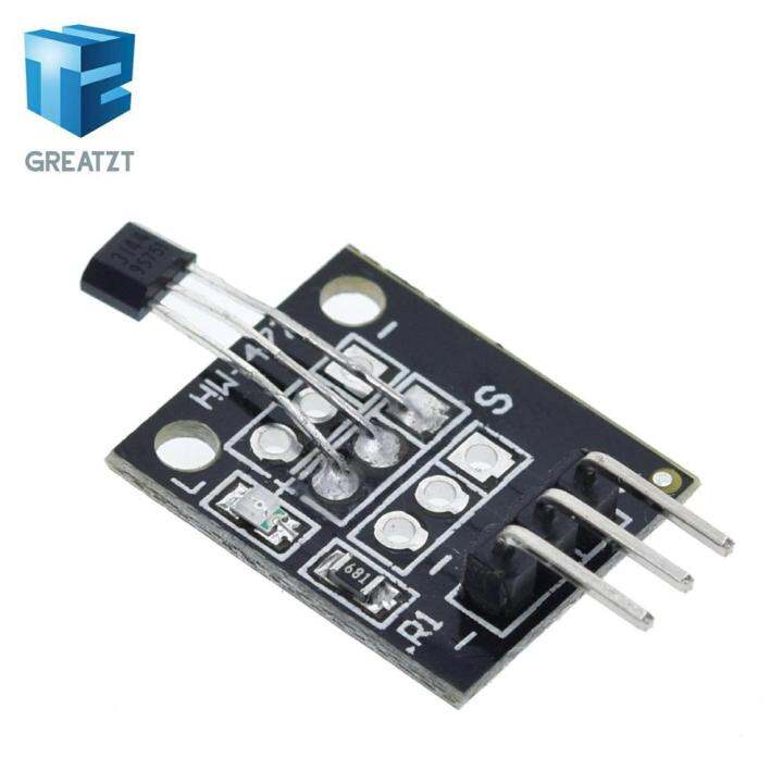 GREATZT KY-003 A3144 Standard Hall Magnetic Sensor Module Works with Arduino Boards for Arduino ...