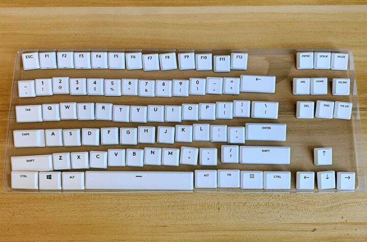 1 Complete Set Of Original Key Caps For Logitech Mechanical Keyboard 87 ...