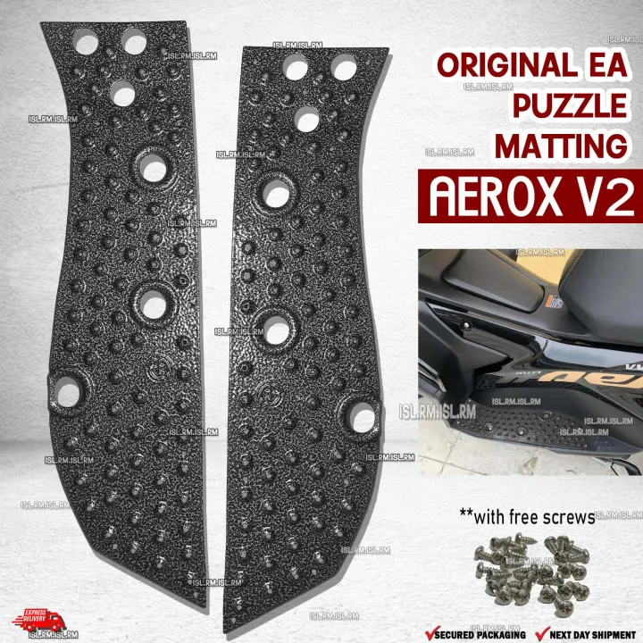 Yamaha Aerox V2 EA Puzzle Matting Alloy (Antique Silver) *hindi ...