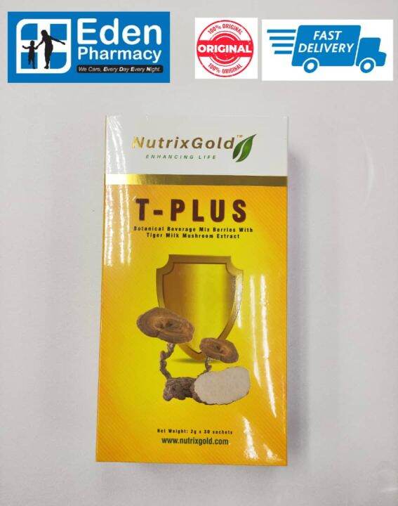 Nutrix Gold T-Plus tiger milk mushroom extract ( 2g x 30's ) | Lazada