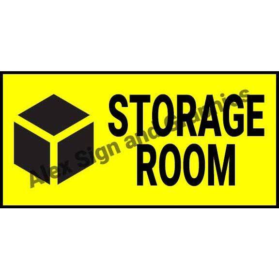 Storage Room PVC Signage - 3.75 x 7.5 inches | Lazada PH