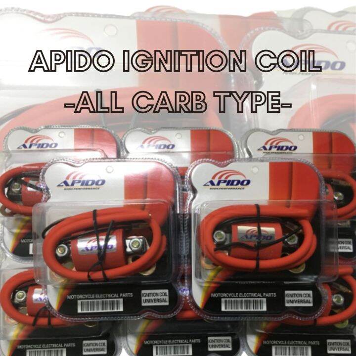 MOTORCYCLE 'APIDO' IGNITION COIL - FOR RACING ( UNIVERSAL ) | Lazada PH