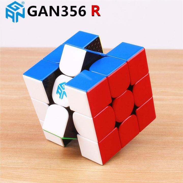 Original GAN356 R 3x3x3 magic speed cube stickerless professional gan 356R puzzle cubes ...