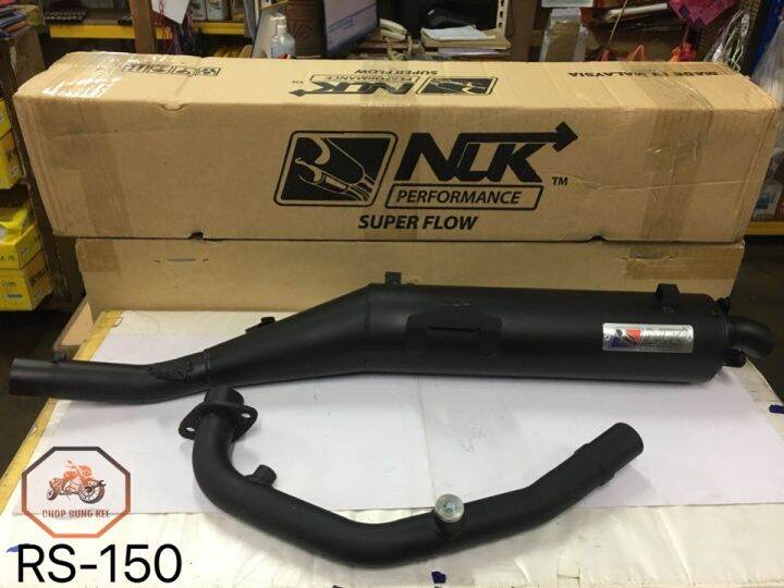EXHAUST PIPE RACING NLK PERFORMANCE SUPER FLOW 35MM RS-150 (CUTTING STD ...