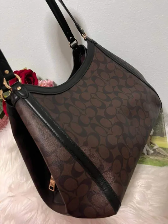 Coach Authentic C6831 Kristy Shoulder Bag In Blocked Signature Canvas ...