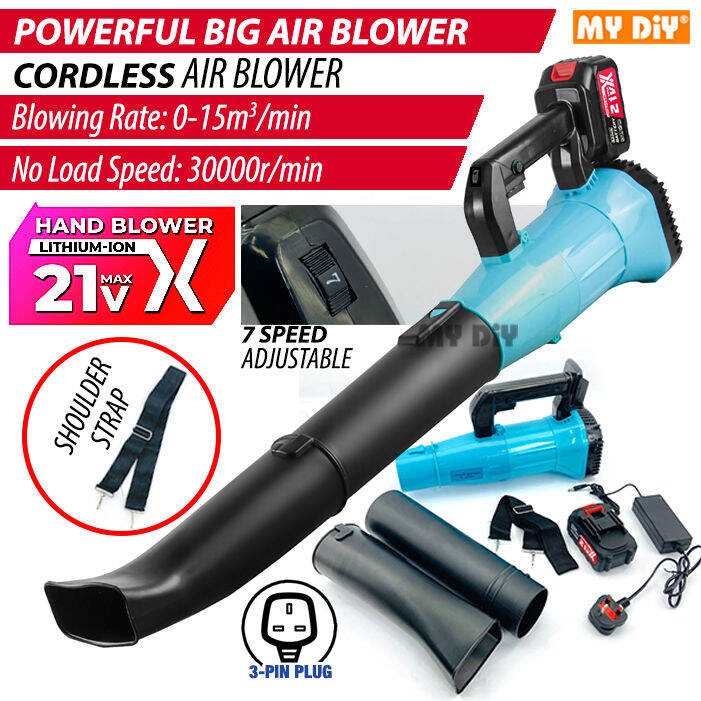 MYDIYHOMEDEPOT - PROFESSIONAL POWERFUL BIG AIR BLOWER 21V / CORDLESS ...
