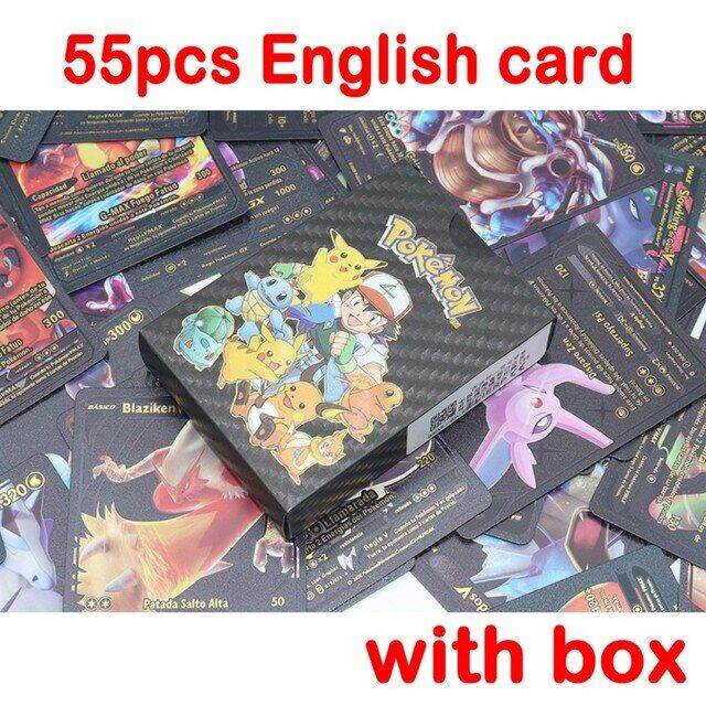 Pokemon Metal Card Pack Vmax Case Mew GX Box Gold Silver Charizard ...