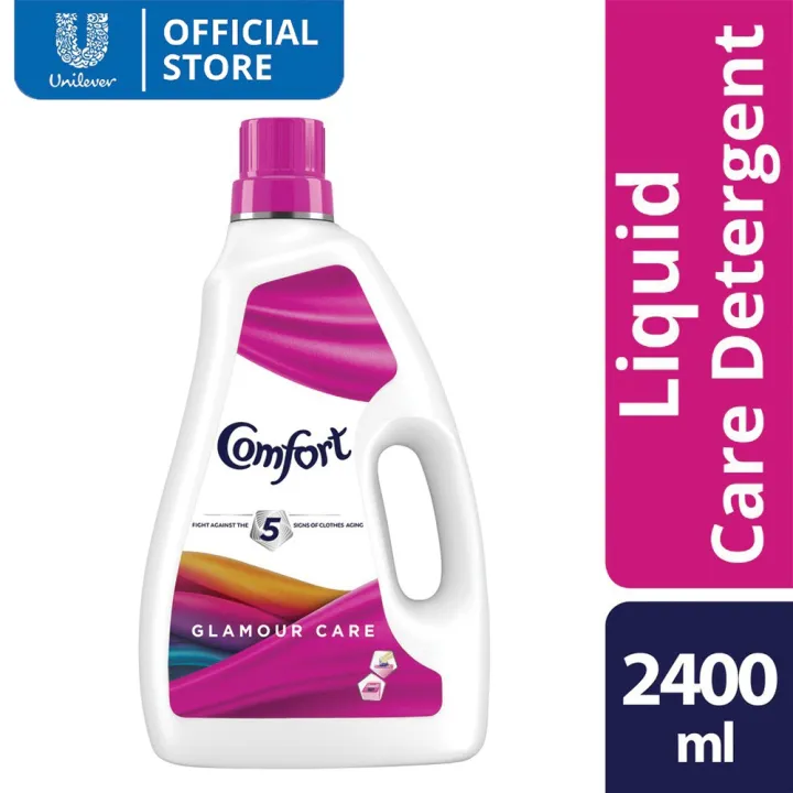 Comfort Laundry Liquid Detergent Glamour Care 2.4L Bottle | Lazada PH