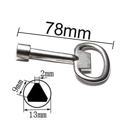 1pcs Metro Trains Triangle Key Lock Elevator Door Key Multifunction ...