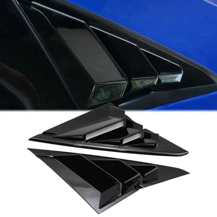 Rear Side Window Vent Louver Cover for Honda Civic Type R / Hatchback ...