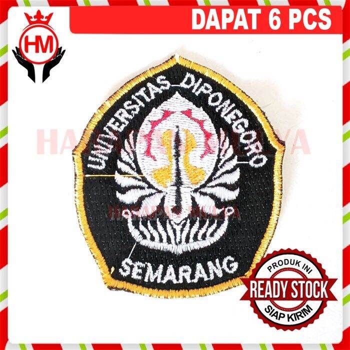 Bordir Kain Logo Universitas Custom - Bordir Custom Undip Semarang ...