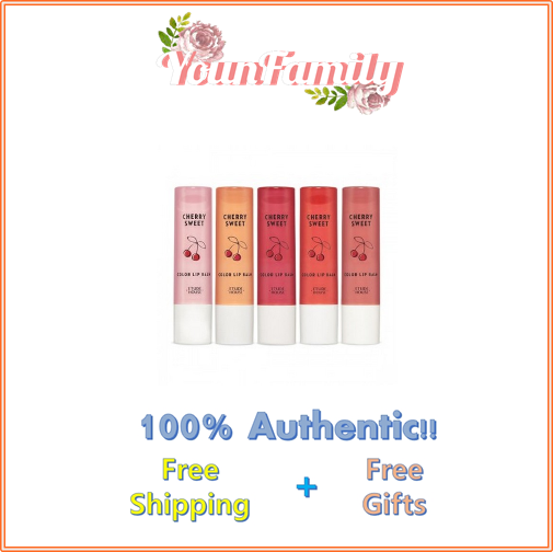 [Etude House] Cherry Sweet Color Lip Balm 4g | Lazada
