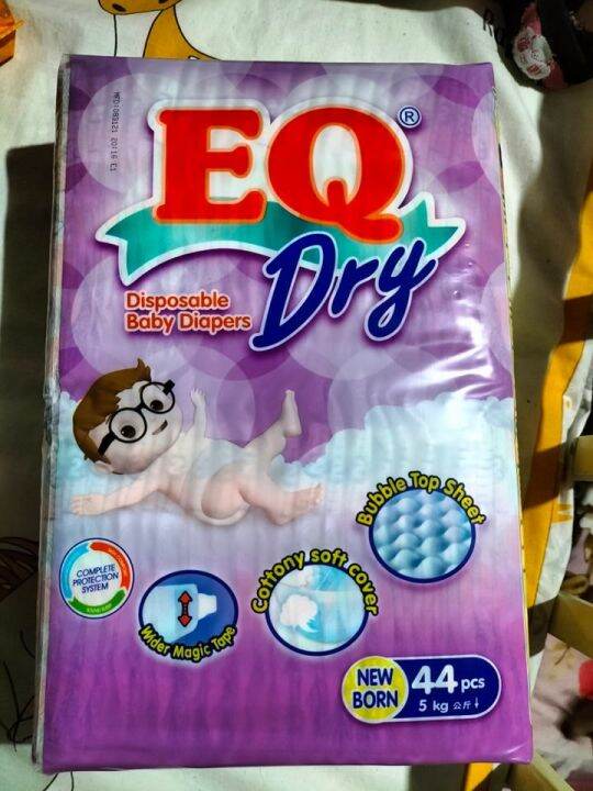 EQ Dry Newborn 44 pcs. Small,Medium PER PACK | Lazada PH