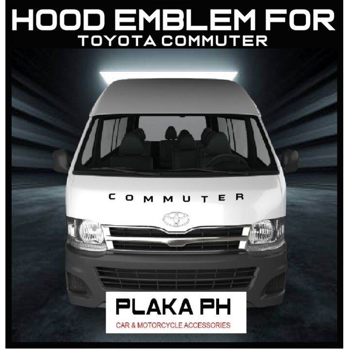 Hood emblem for Toyota Commuter | Lazada PH