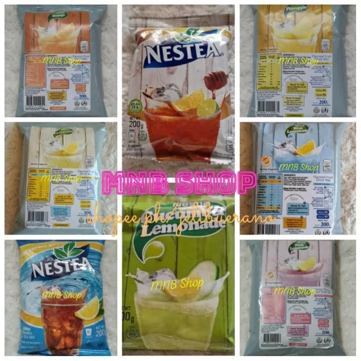 The small white Nestle Lemonade Juice - Cucumber Lemonade / blue / pink / yellow / houseblend ...