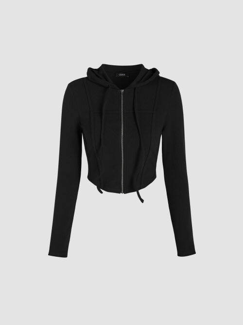 Cider Solid Zipper Hoodie | Lazada.co.th