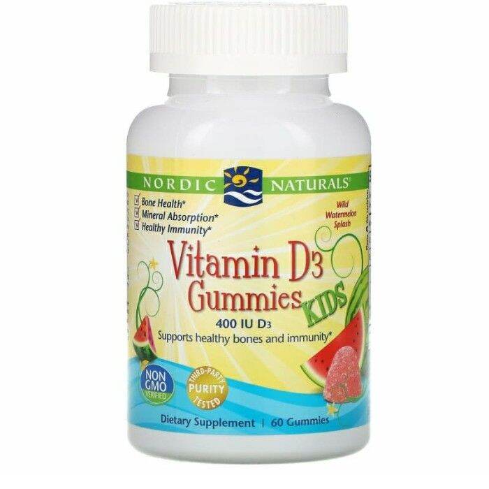 Nordic Naturals Vitamin D3 D-3 Gummies Kids 400 IU Vitamin D3 Gummy | Lazada Indonesia
