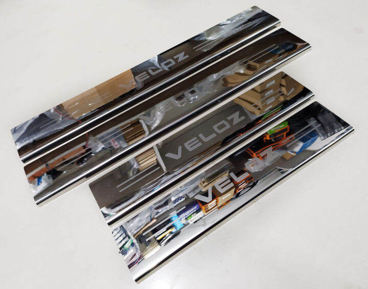 Toyota Veloz 2022 Chrome Stainless Door Side Step Sill | Lazada PH