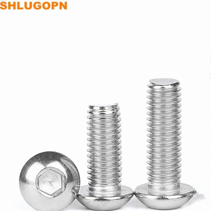 50 4pcs M2 M2.5 M3 M4 L 4 70mm Stainless SteelA2 304 ISO7380 Hexagon ...