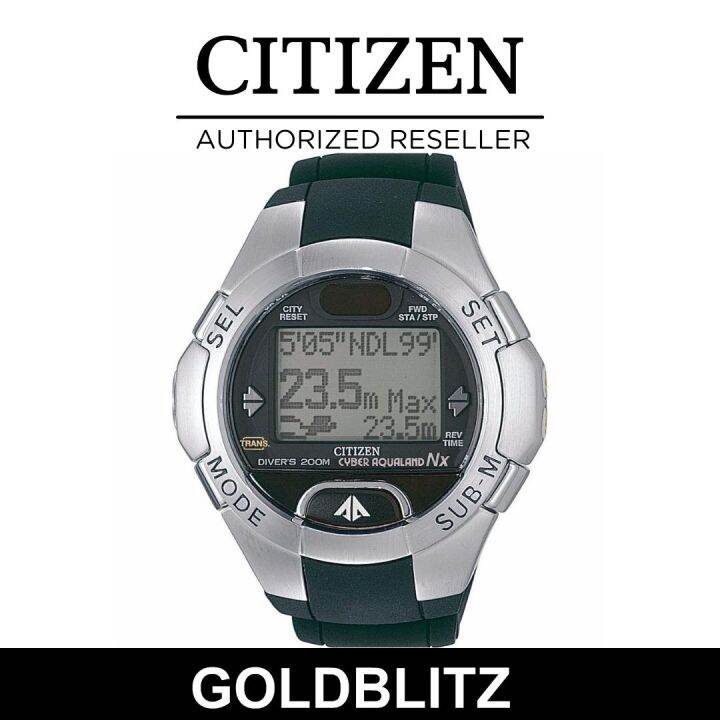 CITIZEN PROMASTER CYBER AQUALAND MG1000-10F Watch | Lazada
