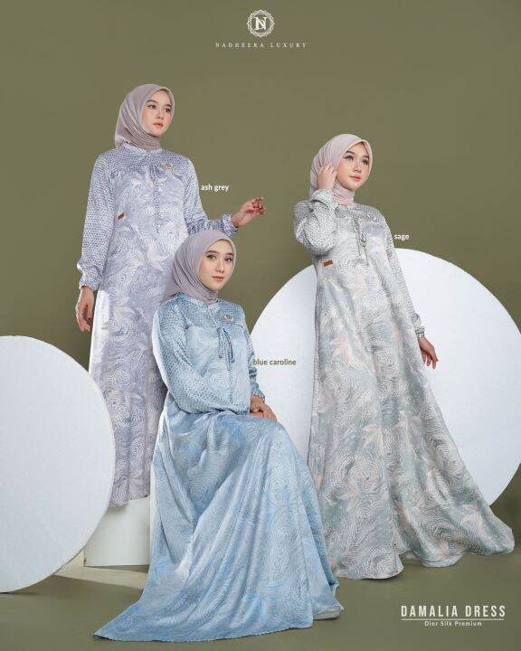 DAMELIA DRESS BY NADHEERA LUXURY | Lazada Indonesia